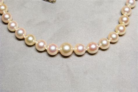 Collier perles de culture Antiquités Julie Schon Grandin