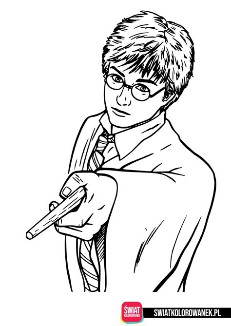 Harry Potter Malowanka Do Druku Darmowe Kolorowanki Do Druku