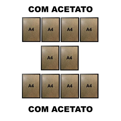 Kit Moldura A X Quadro Diploma Foto Shopee Brasil
