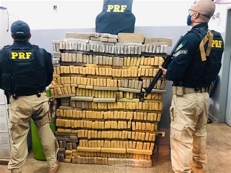 PRF apreende quase meia tonelada de maconha em município do Maranhão