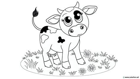 4 Coloriages De Vaches Coloriages Gratuits Pour Enfants ColorFun Fr