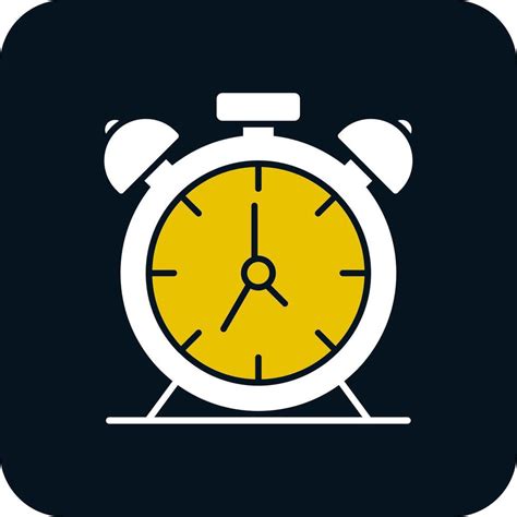 Alarm Clock Glyph Two Color Icon 42748724 Vector Art At Vecteezy