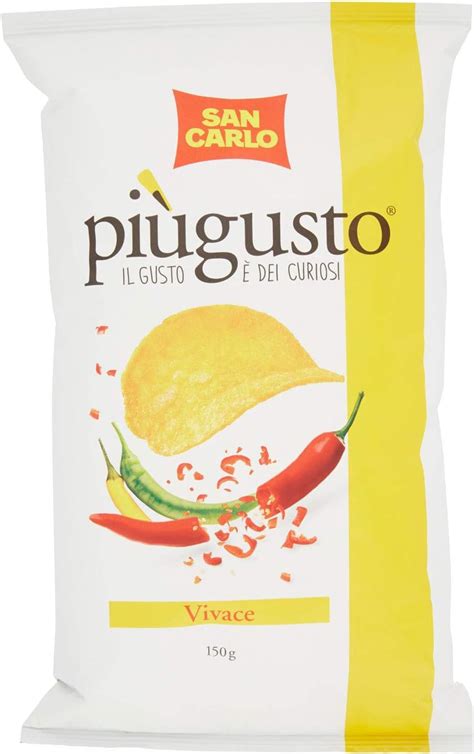 San Carlo Patatine Piu Gusto Vivace 150g Amazon It Alimentari E