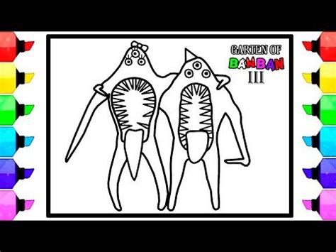 Garten Of Banban Capter Coloring Pages Youtube Chapter Coloring