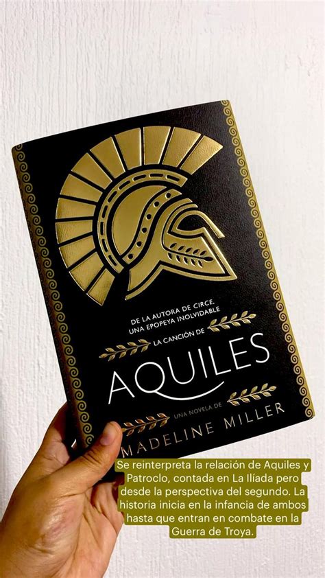 La canción de Aquiles Madelline Miller Libros bonitos para leer