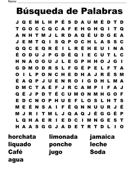 Búsqueda de Palabras Word Search WordMint