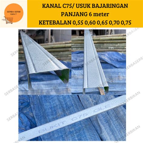 Jual KANAL C 75 USUK BAJA RINGAN Shopee Indonesia