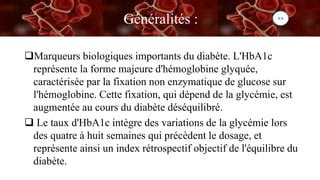 Le dosage de lhémoglobine glyquée hb a1c PPT