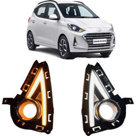Buy Hyundai Grand I10 Nios Front LED DRL Lights With Fog
