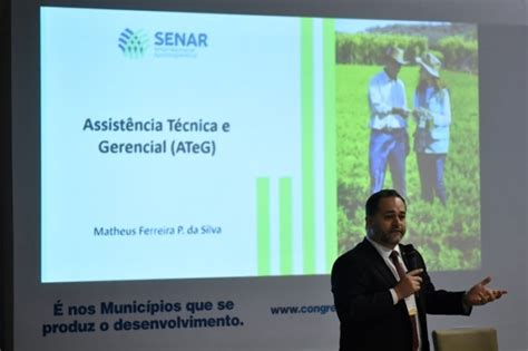 Senar apresenta Assistência Técnica e Gerencial em Congresso de