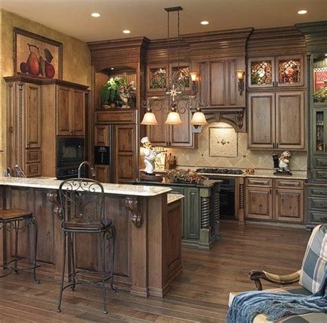 Warm Cozy Rustic Kitchen Designs With Images Rustic Kitchen