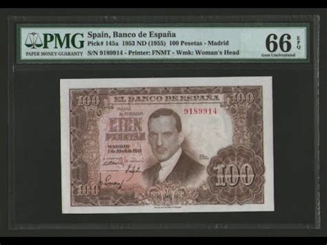 Descubre El Valor Actual Del Billete De 100 Pesetas De 1953