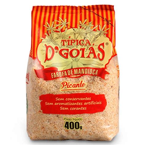Farofa Mandioca Tradicional Tipica D Goias 400g Tipica Dgoias Pontofrio