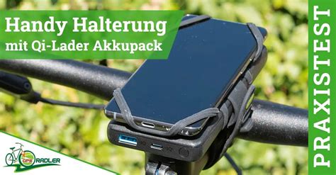 Bone Fahrrad Handyhalter Qi Powerbank im Test Stabil günstig