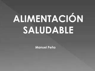 PPT Alimentación Saludable PowerPoint Presentation free download