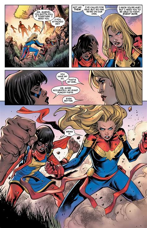 The History Of Ms Marvel And Captain Marvel Marvel