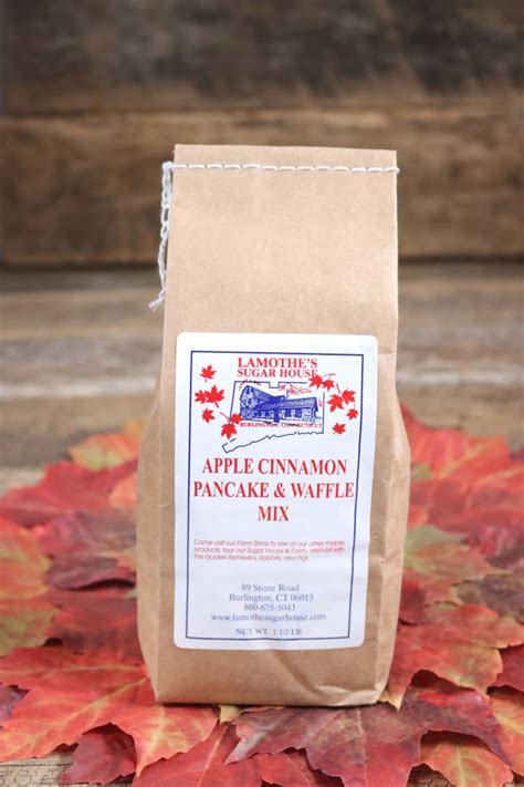 Apple Cinnamon Pancake Waffle Mix Lamothe S Sugar House