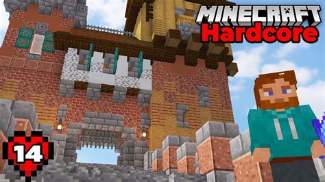 Minecraft Hardcore Let S Play Building A Castle Gatehouse Youtube