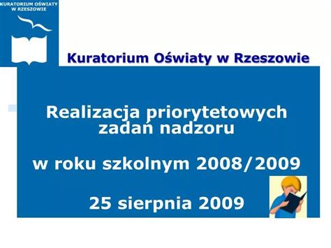 PPT Kuratorium Oświaty w Rzeszowie PowerPoint Presentation free