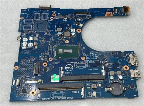 Placa Mãe Dell Inspiron 5458 5558 5758 I3 5005u La b843p Frete grátis