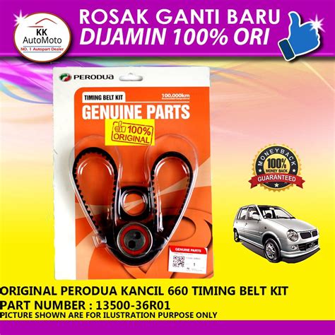Perodua Kancil 660 Timing Belt Set 13500 36R01 Shopee Malaysia