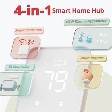 Snapklik SwitchBot Hub 2 2nd Gen Work As A WiFi Thermometer