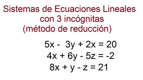 Los Hechos No Publicados Sobre Sistema De Tres Ecuaciones Con Tres