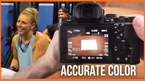 How To Set Custom White Balance On Sony Camera YouTube