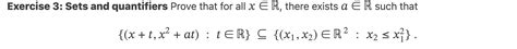 solved exercise 3 sets and quantifiers prove that for all
