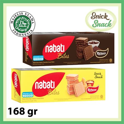 Jual Nabati Bites 163 Gr Wafer Box Richeese Keju Dan Coklat Richoco 122