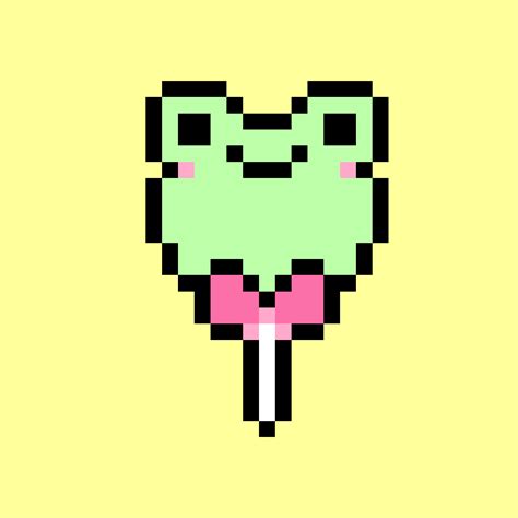 Pixilart Cute Frog Lollipop By Unacorn