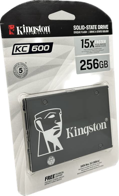Kingston 256GB 2 5 SSD KC600 Interne SATA III SSD 3D NAND TLC