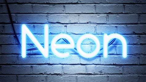 Realistic Neon Text Effect Photoshop Tutorial Photoshop Trend