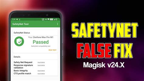 SafetyNet Bypass With Magisk V24 Fix CTS Profile Failed YouTube