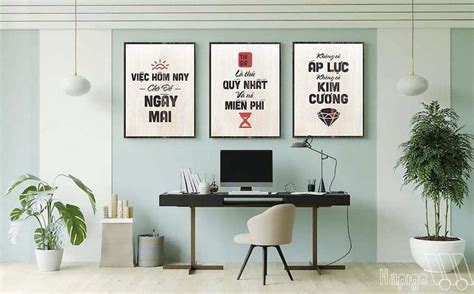 Bật mí chọn tranh slogan treo văn phòng ý nghĩa phù hợp