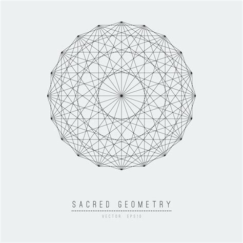 Sacred Geometry Flower Of Life Vector Best Flower Site