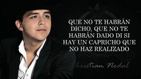 Letra El Primer Tonto Christian Nodal Versi N Ac Stica Youtube