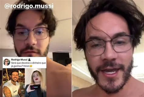 Rodrigo Mussi Alfineta Viih Tube E Leva Invertida De Eliezer