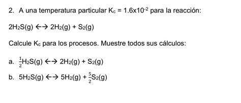 Solved Balancee la siguiente reacción en fase gaseosa y Chegg