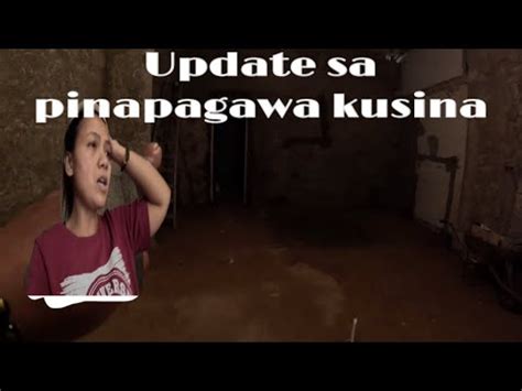 Update Sa Pinapagawang Kusina Malapit Na TalagaSayang Ang Bahay