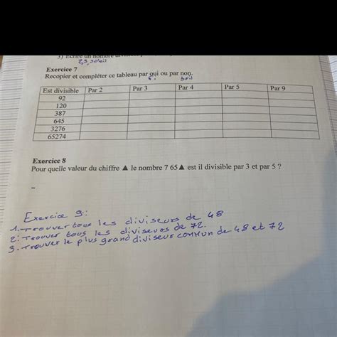 Bonjour Pouvez Vous Maider Svp Merci Davance Ex 7 Recopie Et