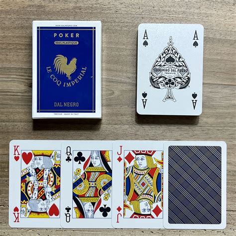 Jeu de 100 PVC Le Coq Impérial Dal Negro Cartes Cie