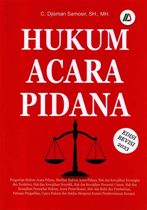 Jual Buku Hukum Acara Pidana Edisi Revisi Karya C Djisman Samosir