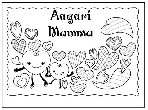 10 Biglietti Da Colorare Per La Festa Della Mamma Il Blog Di Mamma E