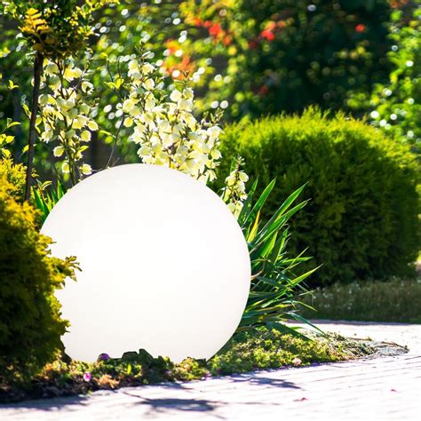 Lampa Solarna Led Lampka Ogrodowa Solar Kula Cm