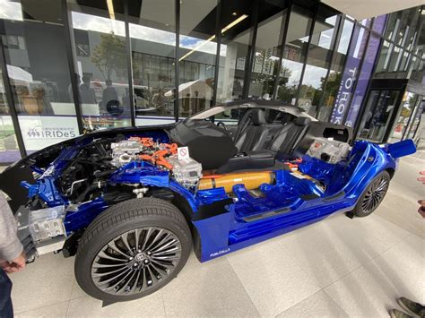 New Mirai Hydrogen Fuel Cell Electric Vehicle Under The Skin Toyota UK