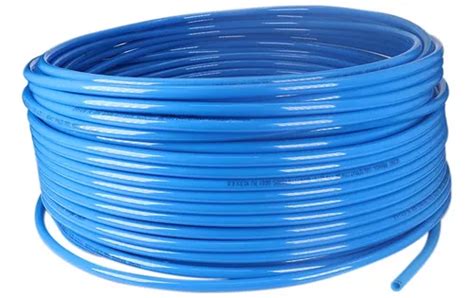 10 Metros Mangueira Pneumática Flexível Tubo Pu 10 Mm Azul