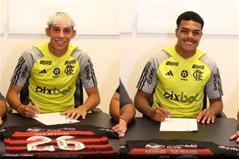 Flamengo Renova Contratos De Igor Jesus E Werton Ogol Br