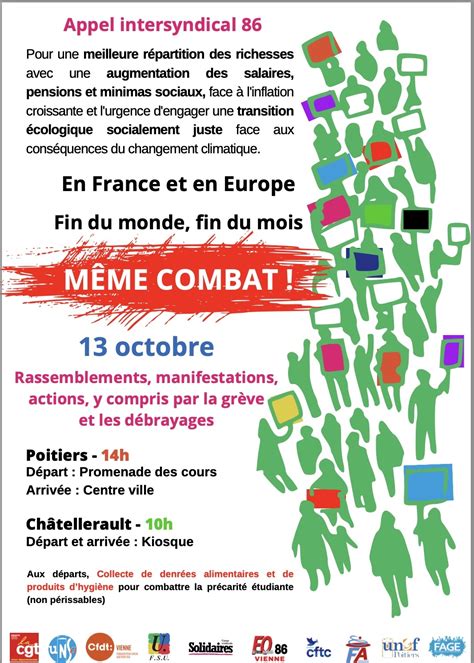 Urgence Salariale 13 octobre 2023 Ensemble en grève et mobilisé es