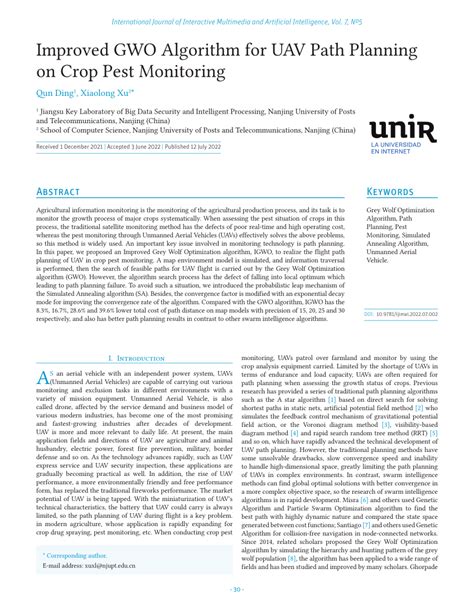pdf improved gwo algorithm for uav path planning on crop pest monitoring